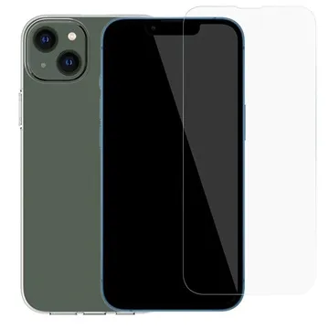 SAII 2-U-1 IPHONE 14 PLUS TPU MASKA & ZAŠTITNO KALJENO STAKLO - 9H