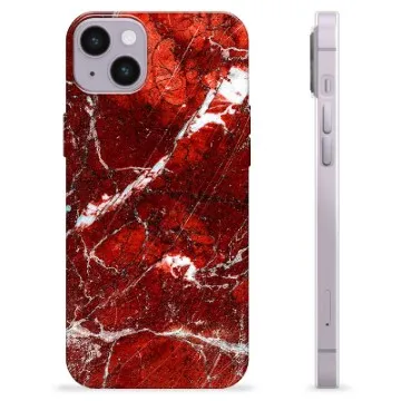 IPHONE 14 PLUS TPU MASKA - CRVENI MERMER