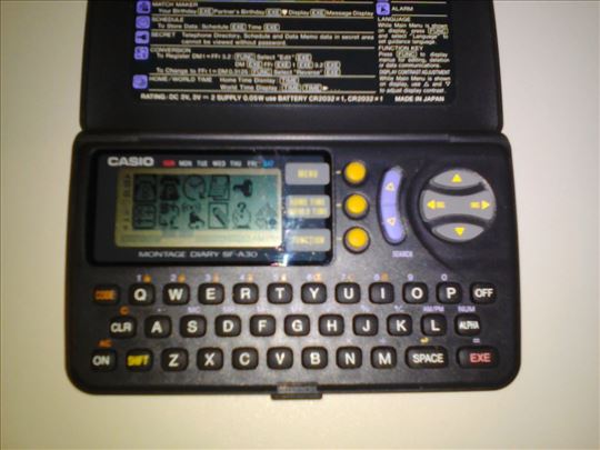 Casio digital diary SF-A30 nekorišćen