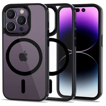 IPHONE 14 PRO MAX TECH-PROTECT MAGMAT MASKA - MAGSAFE KOMPATIBILNA - CRNA / PROVIDNA