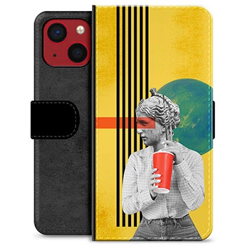 IPHONE 13 MINI PREMIJUM FUTROLA-NOVČANIK - RETRO ART