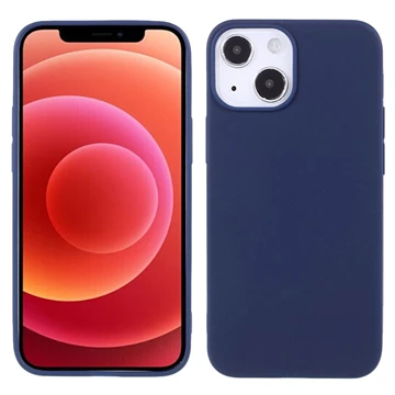 ANTI-FINGERPRINT MAT IPHONE 13 MINI TPU ZAŠTITNA MASKA - TAMNOPLAVA