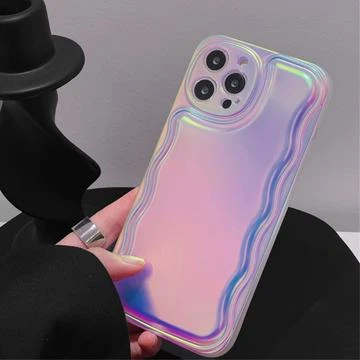 IPHONE 13 PRO MAX RADIANT WAVY LASER AURORA CASE
