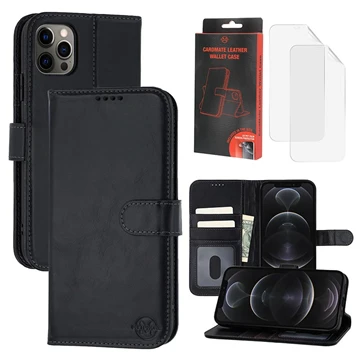 IPHONE 12/12 PRO MYTPHONE CARDMATE LEATHER WALLET CASE