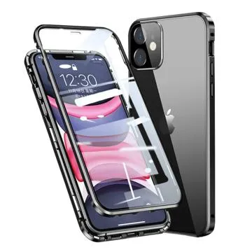 IPHONE 11 MAGNETNA FUTROLA SA KALJENIM STAKLOM