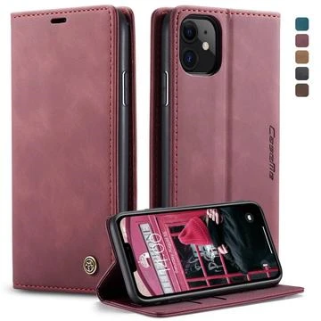 CASEME 013 SERIJA IPHONE 11 FUTROLA-NOVČANIK - BORDO