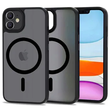 IPHONE 11 TECH-PROTECT MAGMAT MASKA - MAGSAFE KOMPATIBILNA - PROVIDNO CRNA