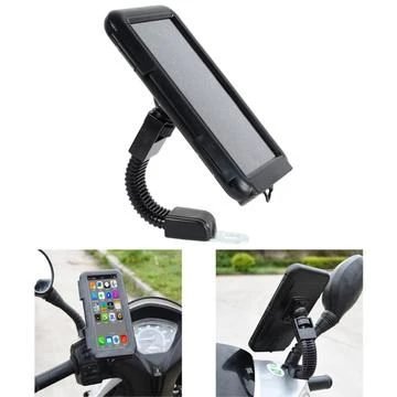 S2102 WATERPROOF MOBILE HOLDER FOR MOTORCYCLE - BLACK