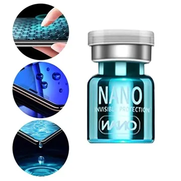 LIQUID GLASS UNIVERSAL NANO SCREEN PROTECTOR - ULTRA-CLEAR, FINGERPRINT FRIENDLY (OPEN BOX - EXCELLENT)
