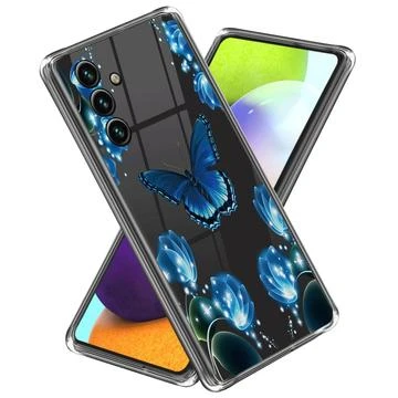 SAMSUNG GALAXY A55 STYLISH ULTRATANKA TPU ZAŠTITNA MASKA - LEPTIR I CVEĆE