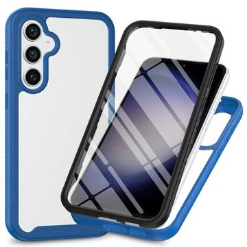 SAMSUNG GALAXY A36/A56 360 PROTECTION SERIES CASE - BLUE / CLEAR