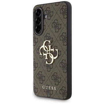 SAMSUNG GALAXY A56 GUESS 4G BIG METAL LOGO HIBRIDNA MASKA - BRAON