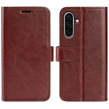 SAMSUNG GALAXY A36 WALLET CASE MAGNETIC CLOSURE - BROWN