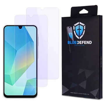 SAMSUNG GALAXY A16 BLUEDEFEND ANTI-BLUE LIGHT TEMPERED GLASS SCREEN PROTECTOR - 2 PCS.