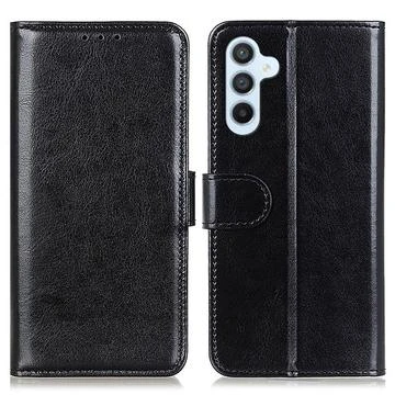 SAMSUNG GALAXY A16 WALLET CASE MAGNETIC CLOSURE - BLACK