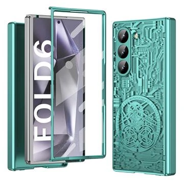 SAMSUNG GALAXY Z FOLD6 MECHANICAL LEGEND ELECTROPLATED PLASTIC CASE - GREEN