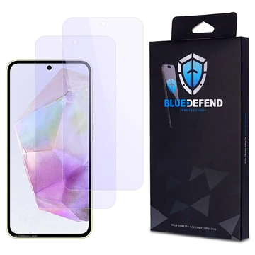 SAMSUNG GALAXY A35 BLUEDEFEND ANTI-BLUE LIGHT TEMPERED GLASS SCREEN PROTECTOR - 2 PCS.