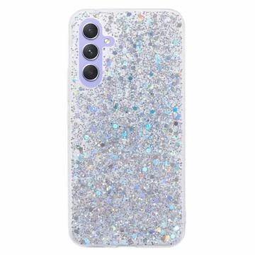 SAMSUNG GALAXY A35 GLITTER FLAKES TPU MASKA
