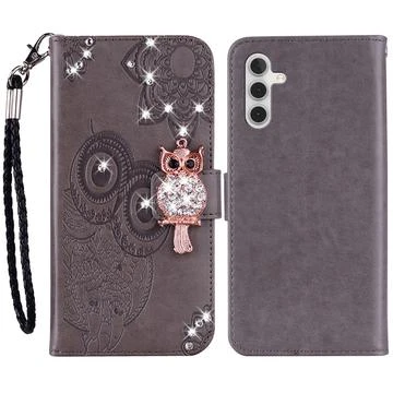 SAMSUNG GALAXY A35 OWL RHINESTONE WALLET CASE