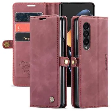CASEME 013 SERIJA SAMSUNG GALAXY Z FOLD4 FUTROLA-NOVČANIK - BOJA VINA
