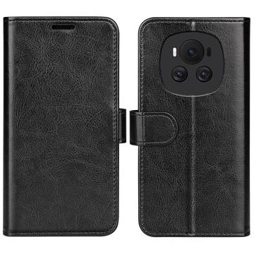HONOR MAGIC6 WALLET CASE MAGNETIC CLOSURE - BLACK
