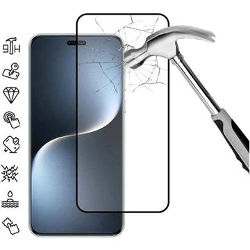 HONOR MAGIC7 PRO FULL COVER ZAŠTITNO KALJENO STAKLO - 9H - CRNE IVICE