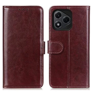HONOR 400 LITE WALLET CASE MAGNETIC CLOSURE - BROWN