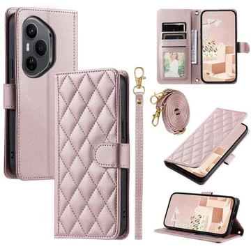 HONOR 400 PRO LUXURY QUILTED WALLET CASE