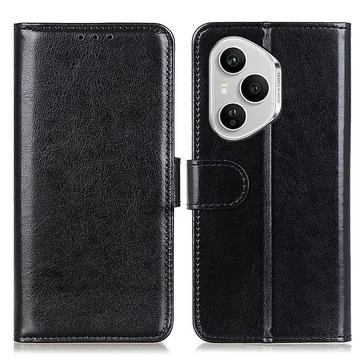 HONOR 400 PRO WALLET CASE WITH STAND - BLACK