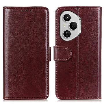 HONOR 400 PRO WALLET CASE WITH STAND - BROWN