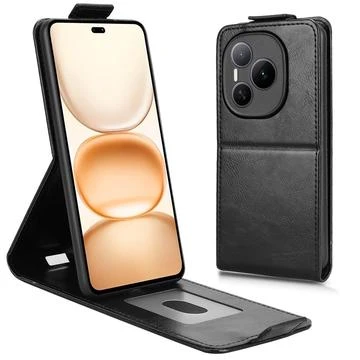 HONOR POWER VERTICAL FLIP CASE WITH STAND - BLACK