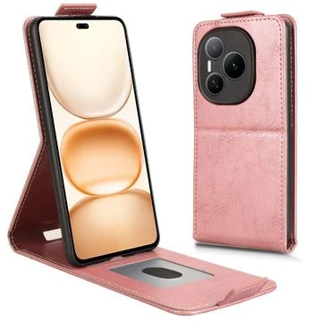 HONOR POWER VERTICAL FLIP CASE WITH STAND - ROSE GOLD