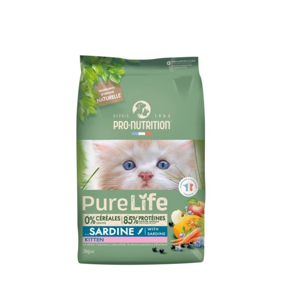 Pro Nutrition Pure Life Cat hrana za mačke - Kitten 2kg AKCIJA 1+1 GRATIS!!!