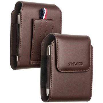 QIALINO UNIVERSAL LEATHER WAIST CASE FOR FLIP PHONES