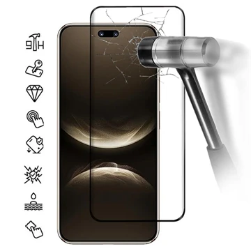 HUAWEI NOVA 14 ULTRA FULL COVER TEMPERED GLASS SCREEN PROTECTOR - 9H - BLACK EDGE