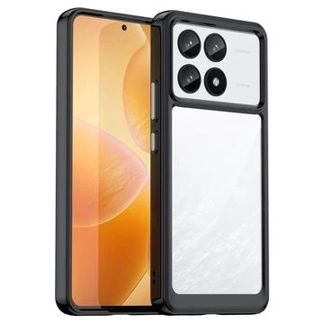 XIAOMI REDMI K70/K70 PRO/POCO F6 PRO ANTI-SHOCK HIBRIDNA ZAŠTITNA MASKA - CRNA