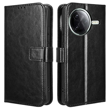 XIAOMI REDMI K80/K80 PRO/POCO F7 ULTRA WALLET CASE MAGNETIC CLOSURE - BLACK