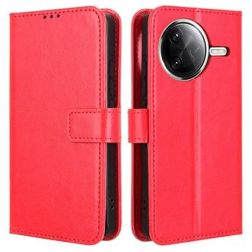 XIAOMI REDMI K80/K80 PRO/POCO F7 ULTRA WALLET CASE MAGNETIC CLOSURE - RED