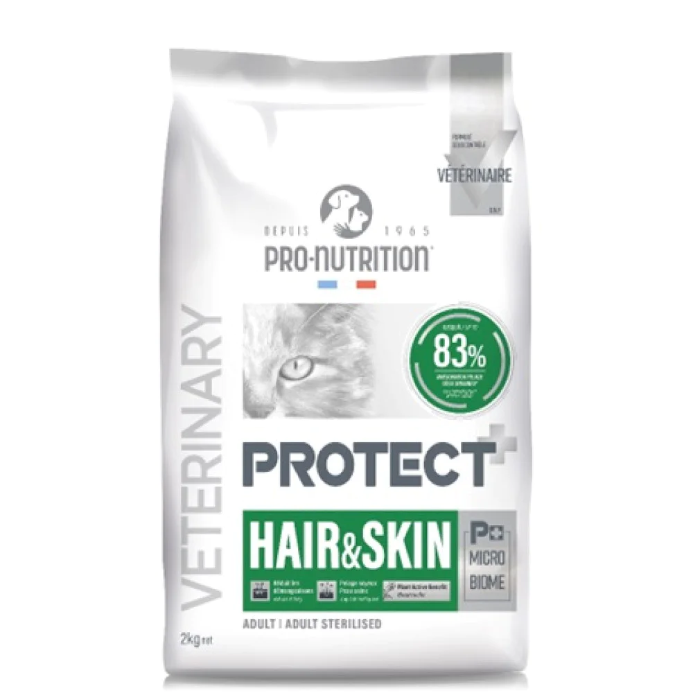Pro Nutrition Protect veterinarska dijeta za mačke - Hair&Skin 2kg AKCIJA 1+1 GRATIS!