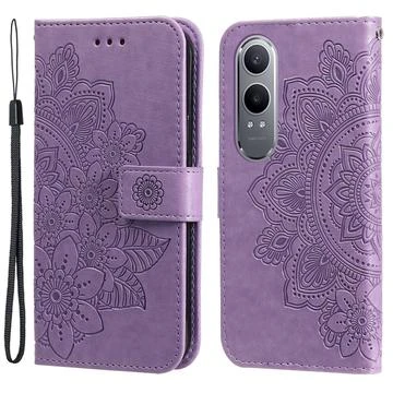 ONEPLUS NORD CE4 LITE/OPPO K12X MANDALA SERIES FUTROLA-NOVČANIK - LJUBIČASTA