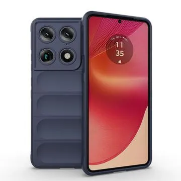 MOTOROLA SIGNATURE RUGGED TPU MASKA - TAMNOPLAVA