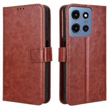 MOTOROLA MOTO G (2025) WALLET CASE MAGNETIC CLOSURE - BROWN