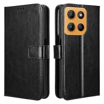 MOTOROLA MOTO G15/G15 POWER WALLET CASE MAGNETIC CLOSURE - BLACK