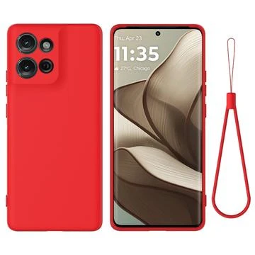 MOTOROLA MOTO G75 LIQUID SILICONE CASE WITH HAND STRAP