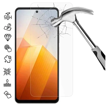 VIVO IQOO Z8X ZAŠTITNO KALJENO STAKLO - 9H, 0.3MM - CASE FRIENDLY - PROVIDNO