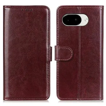 GOOGLE PIXEL 10A WALLET CASE WITH STAND - BROWN