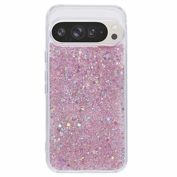GOOGLE PIXEL 9 PRO XL GLITTER FLAKES TPU MASKA