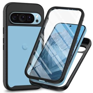 GOOGLE PIXEL 9 PRO XL 360 PROTECTION SERIES CASE - BLACK / CLEAR