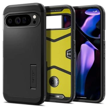 GOOGLE PIXEL 9 PRO XL SPIGEN TOUGH ARMOR MASKA - CRNA