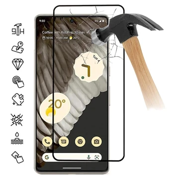 GOOGLE PIXEL 8 PRO FULL COVER ZAŠTITNO KALJENO STAKLO - 9H - CRNE IVICE
